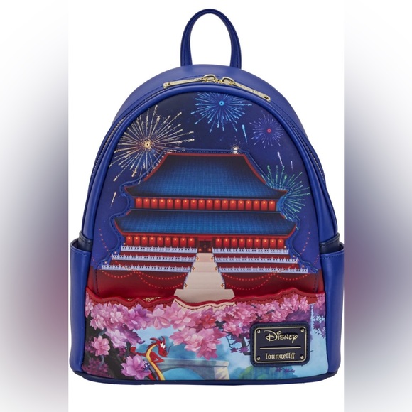 Loungefly | Bags | Nwt Loungefly Disney Mulan Castle Light Up Princess ...